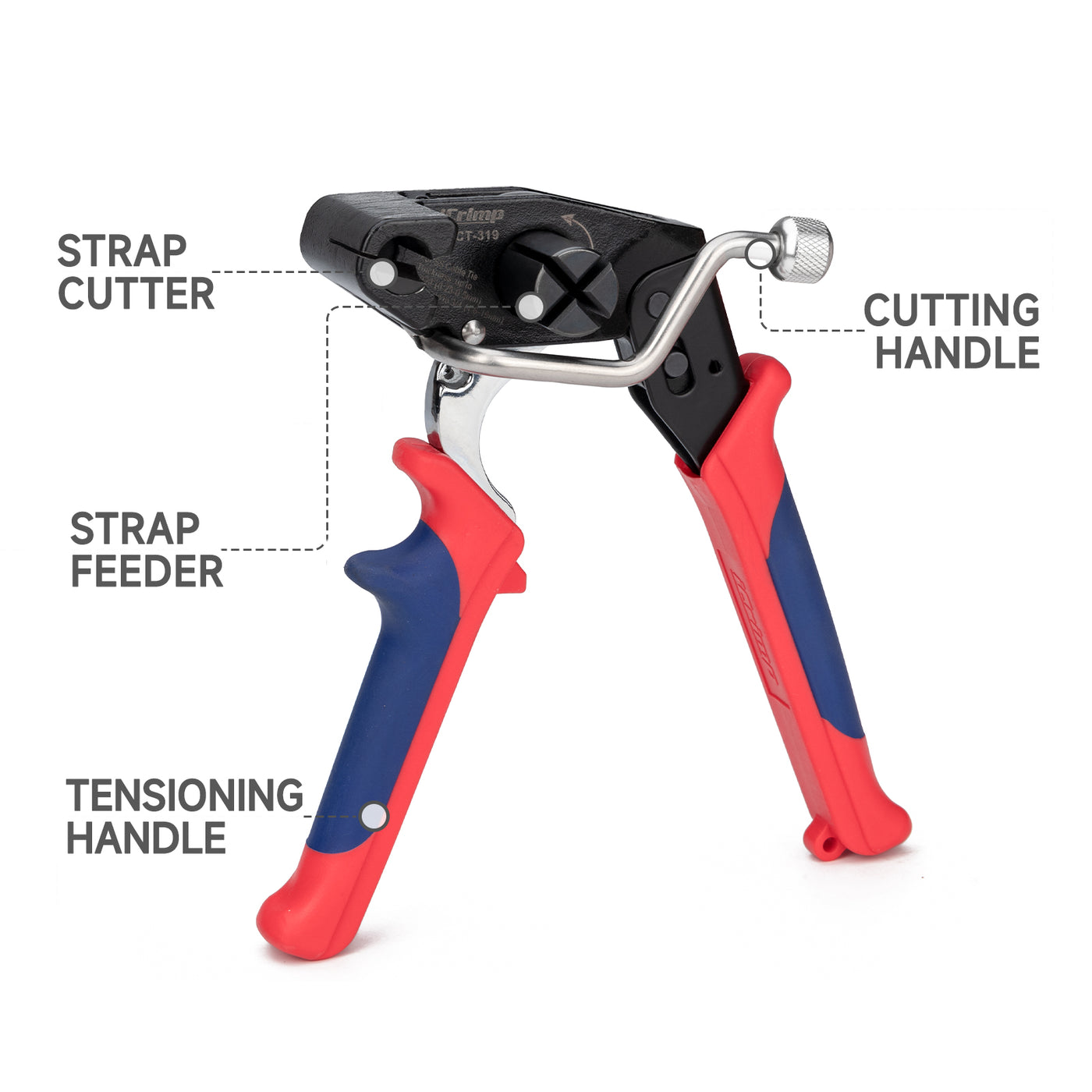 WCT-319 Stainless Steel Cable Tie Gun for Fastening & Cutting up ...
