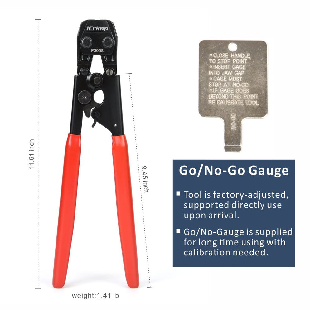 KG-1096 PEX SS Ratchet Clamp Cinch Tool Meets ASTM F2098 — IWISS TOOLS