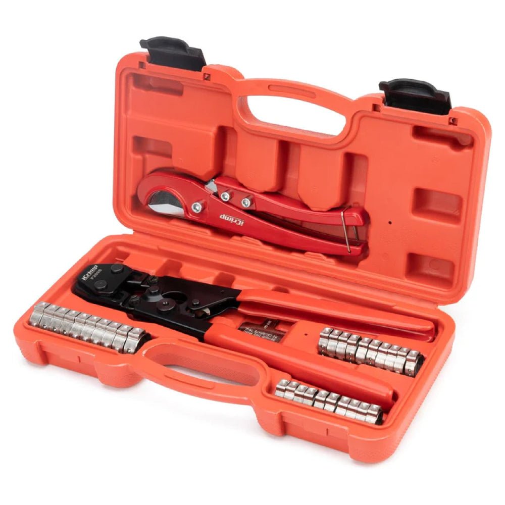 KIT-1096D PEX Clamp Tool Kit for 3/8 to 1 inch PEX Cinch Clamps — IWISS ...