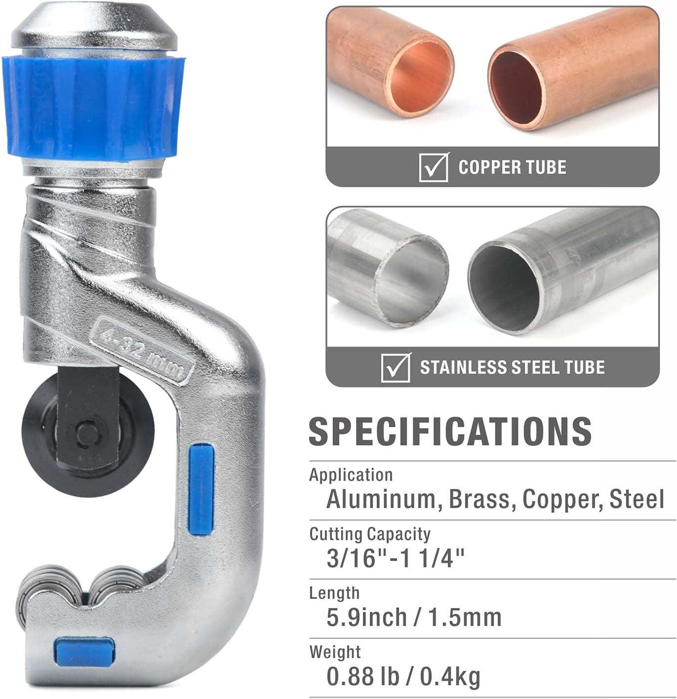 CT-532＆CT-207 Tubing Cutter Tube Deburring Tool Combo — IWISS TOOLS