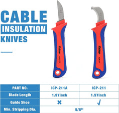 Utility Knife for Cable Skinning, Wire Insulation Dismantling Knife ...