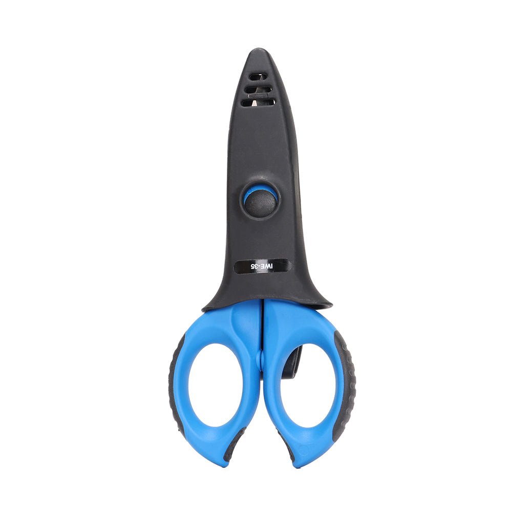 Cable Scissors with Stripping and Crimping Function — IWISS TOOLS