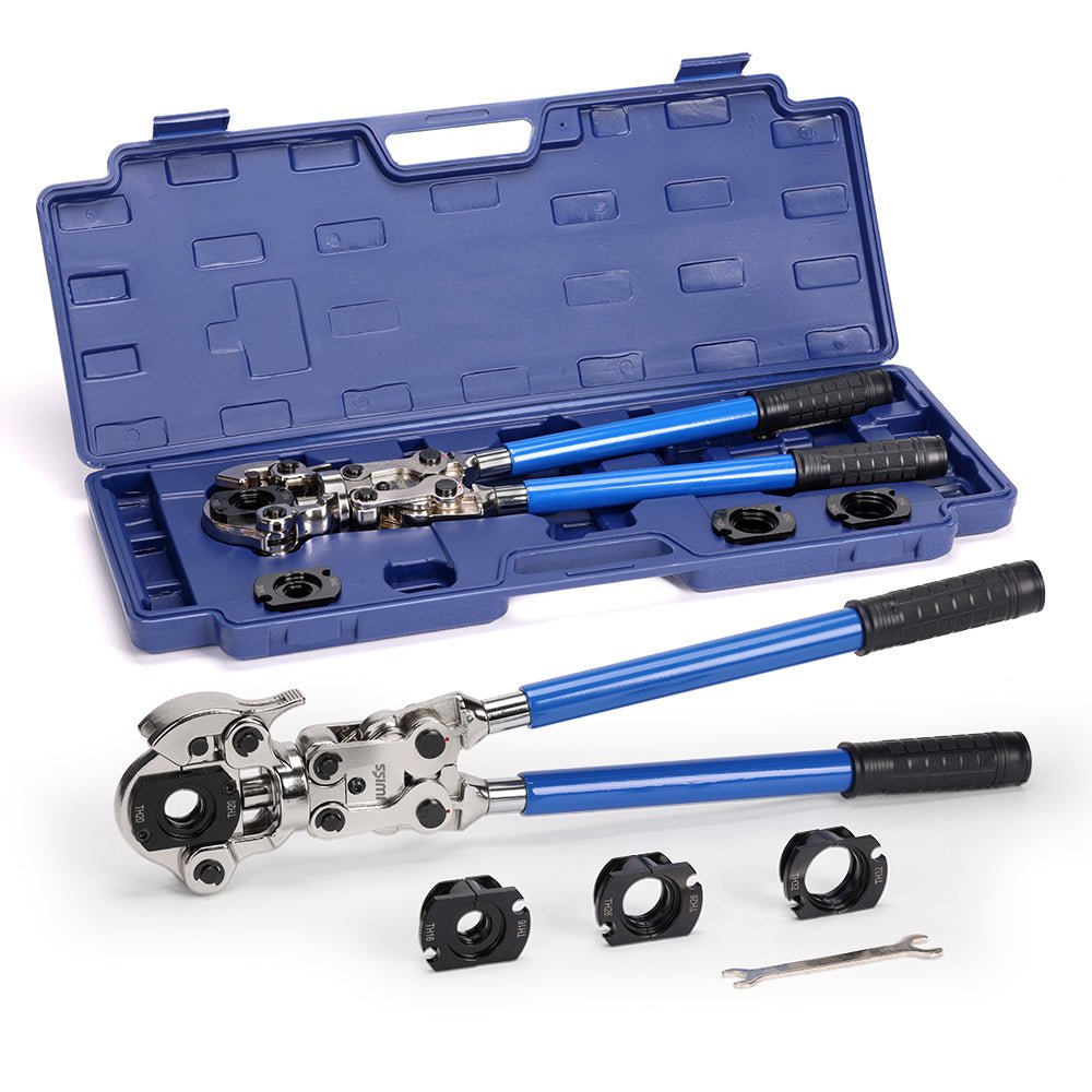 PAP/PEX Multi-Layer Pipe Pressing Tools With Rotatable Head — IWISS TOOLS