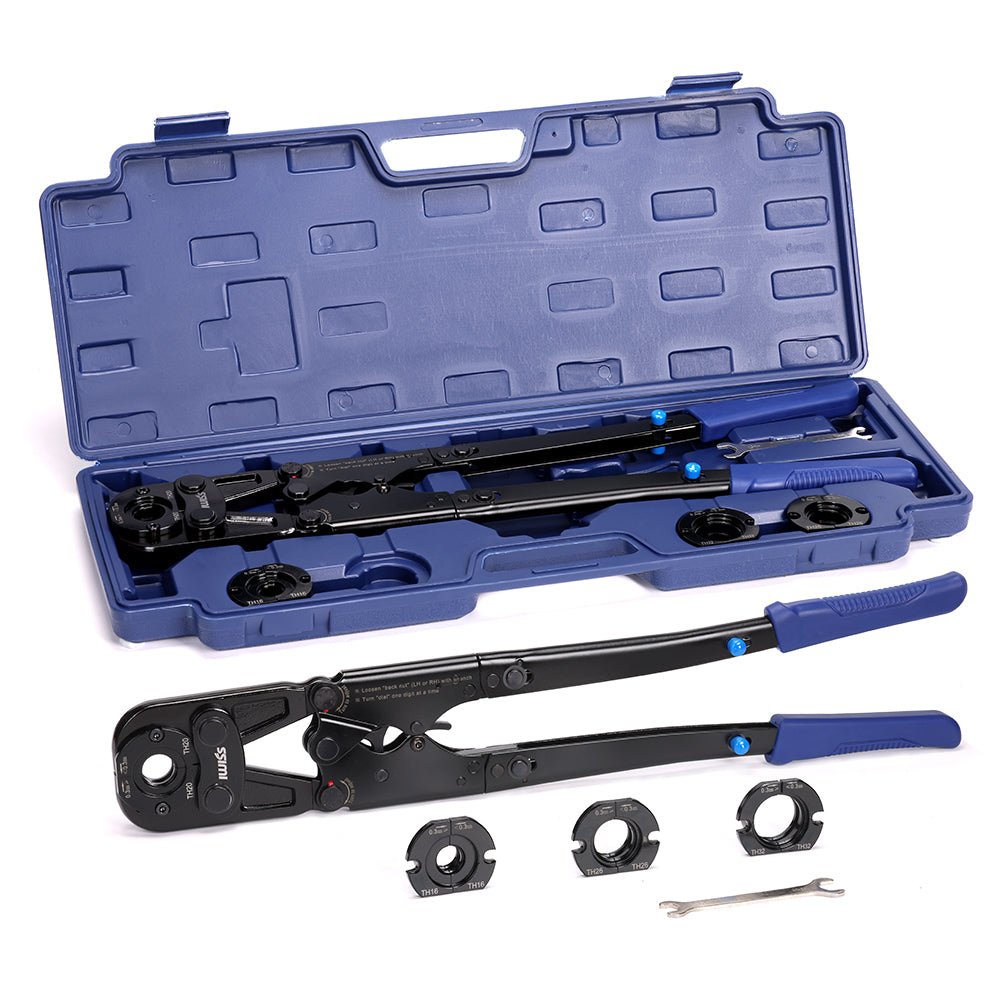 PAP/PEX Multi-Layer Pipe Pressing Tools With Folding Handle — IWISS TOOLS