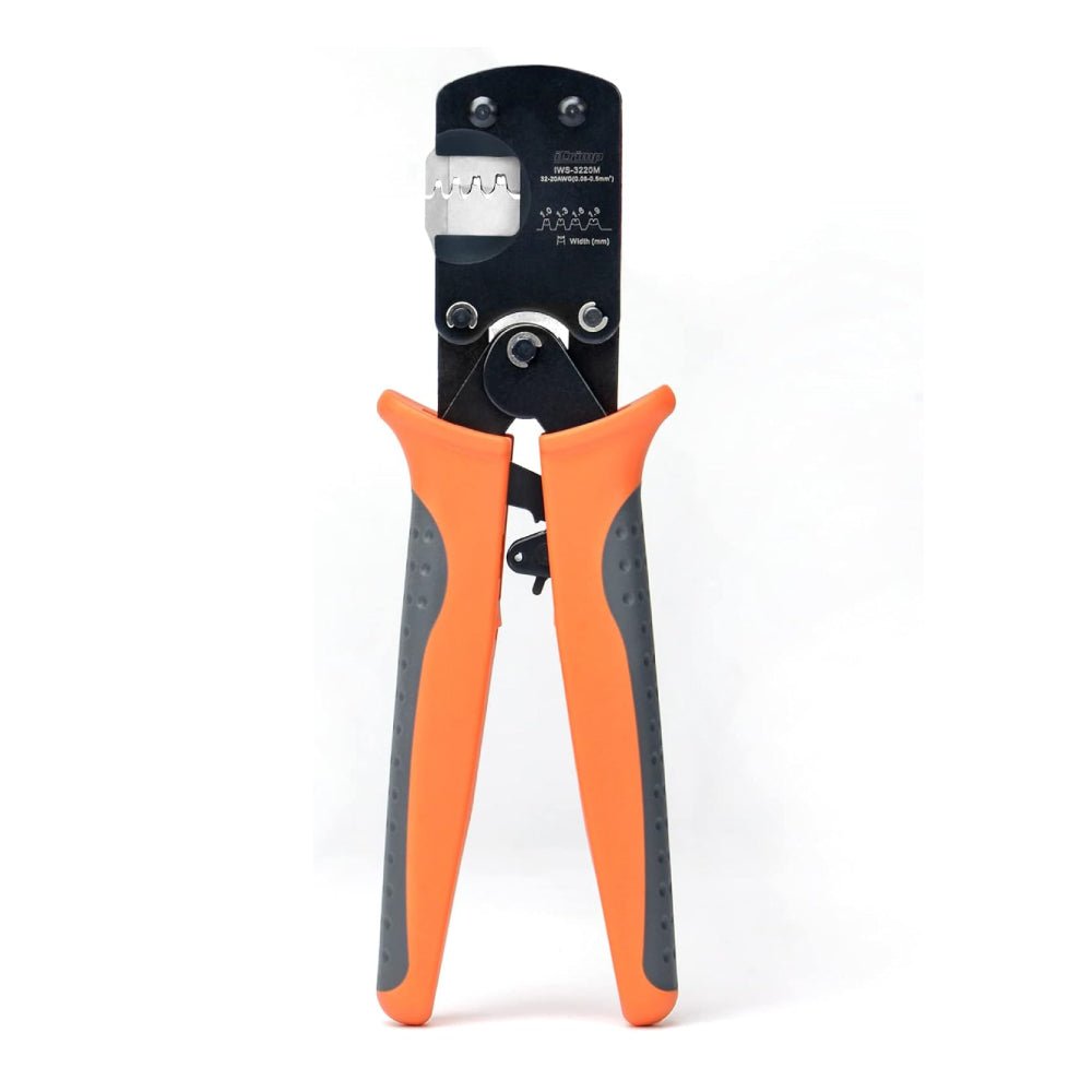 IWS-3220M Micro Connector Pin 32-20AWG Ratcheting Crimper — IWISS TOOLS