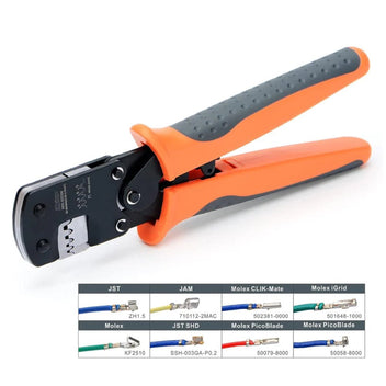 IWS-3220M Micro Connector Pin 32-20AWG Ratcheting Crimper — IWISS TOOLS